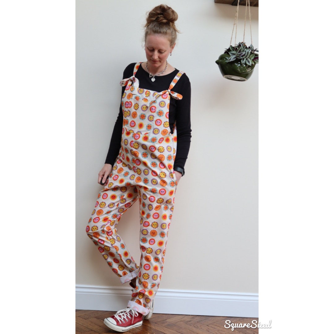 Funky Boho Dungarees Hippie Hippy Festival Celestial Sun Overalls - Etsy
