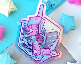 Porygon Cyber Shaker Acrylic Charm - Etsy