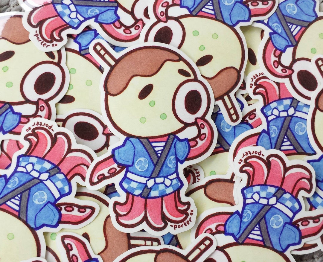 Animal Crossing Zucker Sticker - Etsy Sweden