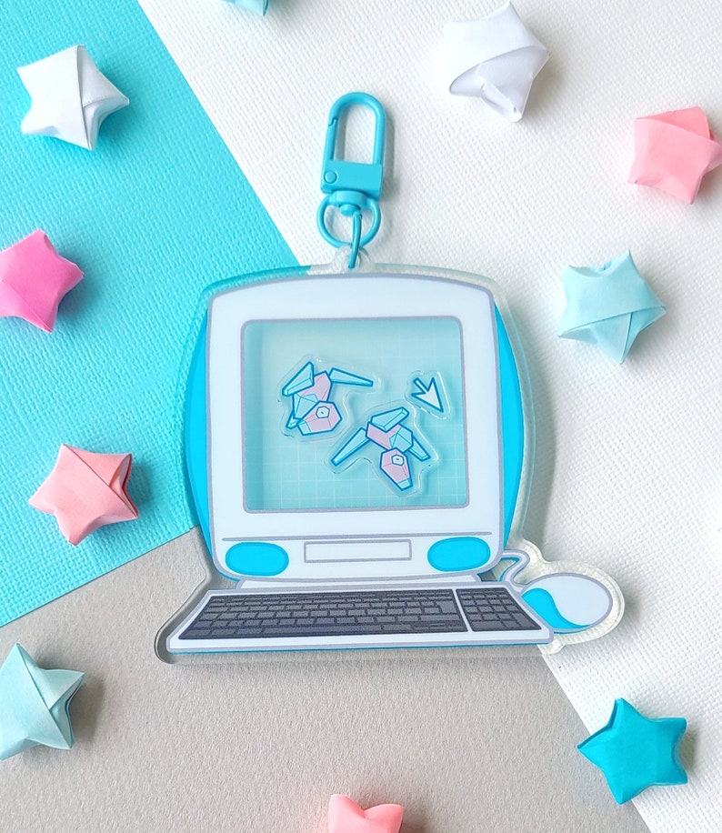 Porygon Cyber Shaker Acrylic Charm - Etsy