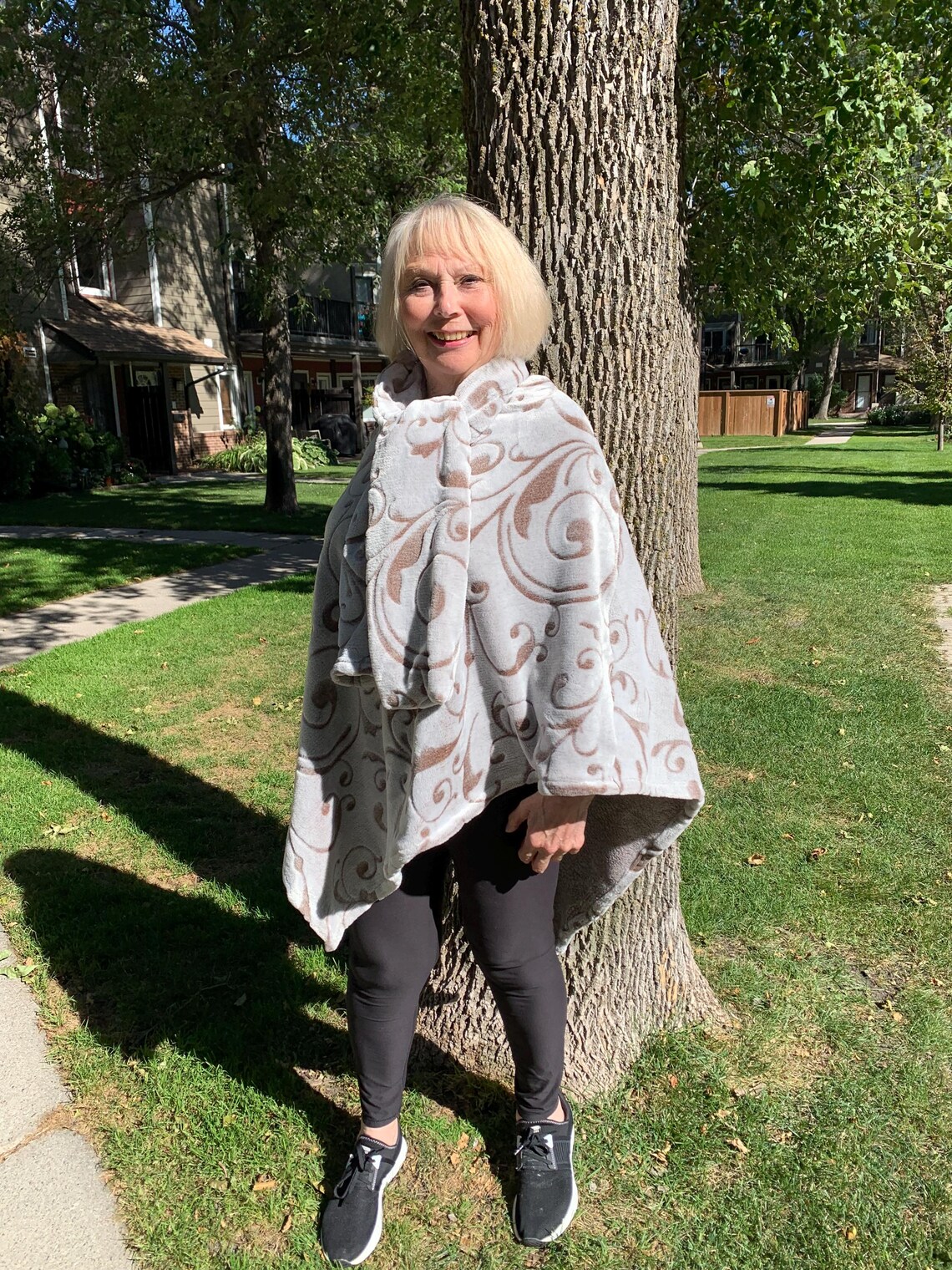 Gorgeous Fluffy Poncho With Scarf - Etsy