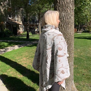 Gorgeous Fluffy Poncho With Scarf - Etsy