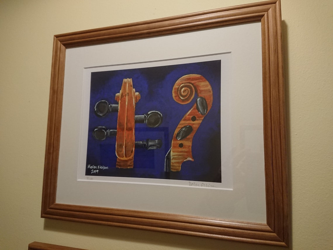 Violin Scroll (back View) - Etsy