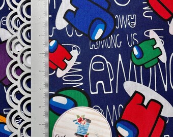Among Us Fabric | Etsy