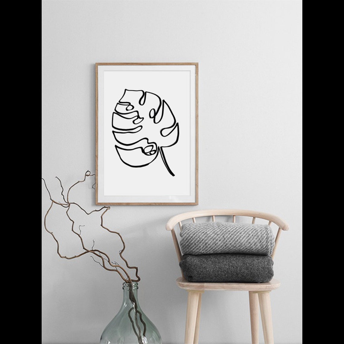 Abstract Art Set Minimalist Wall Art Set Set of 3 Line Art | Etsy