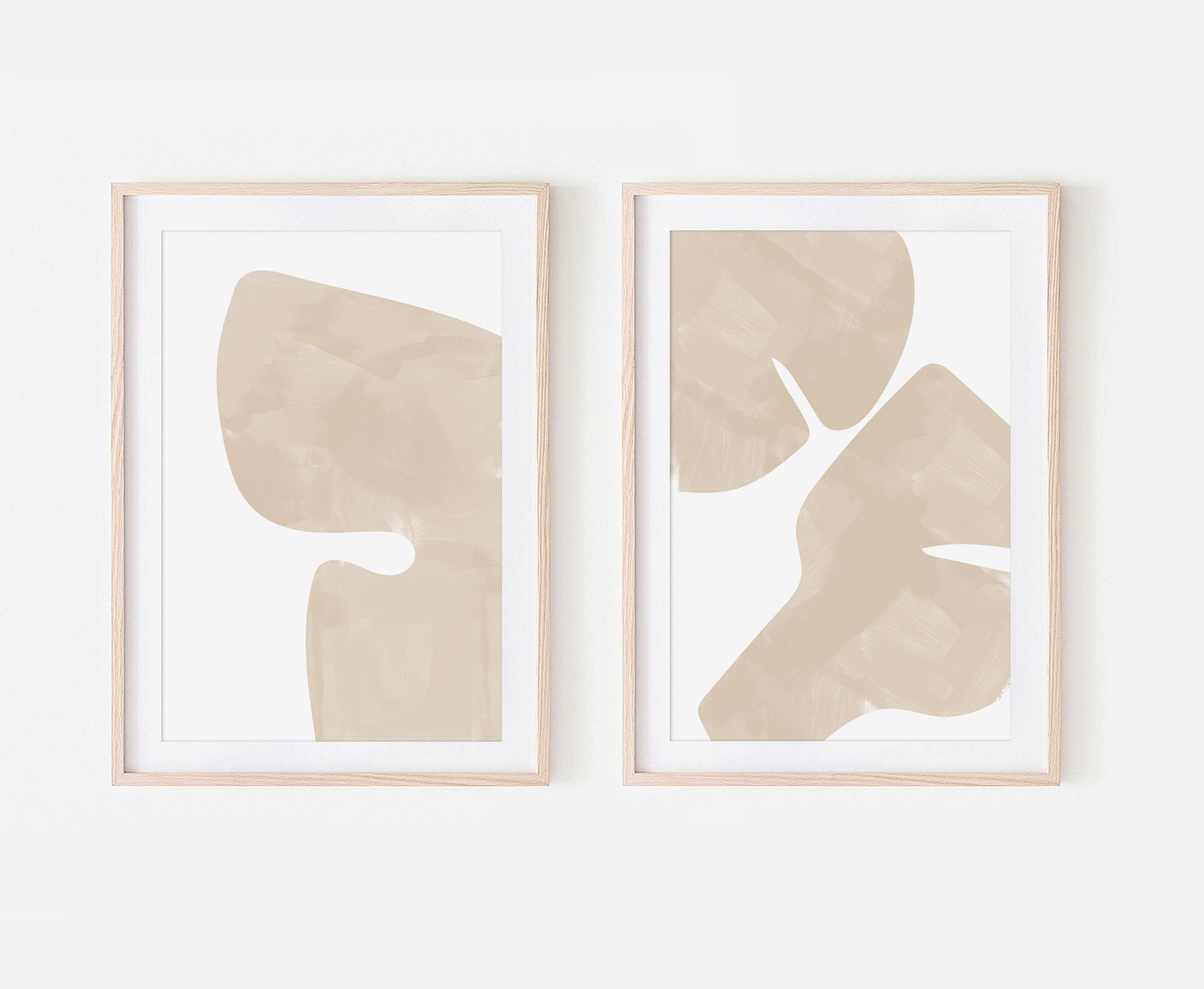 Beige Abstract Print Geometric Abstract Art Beige Painting - Etsy