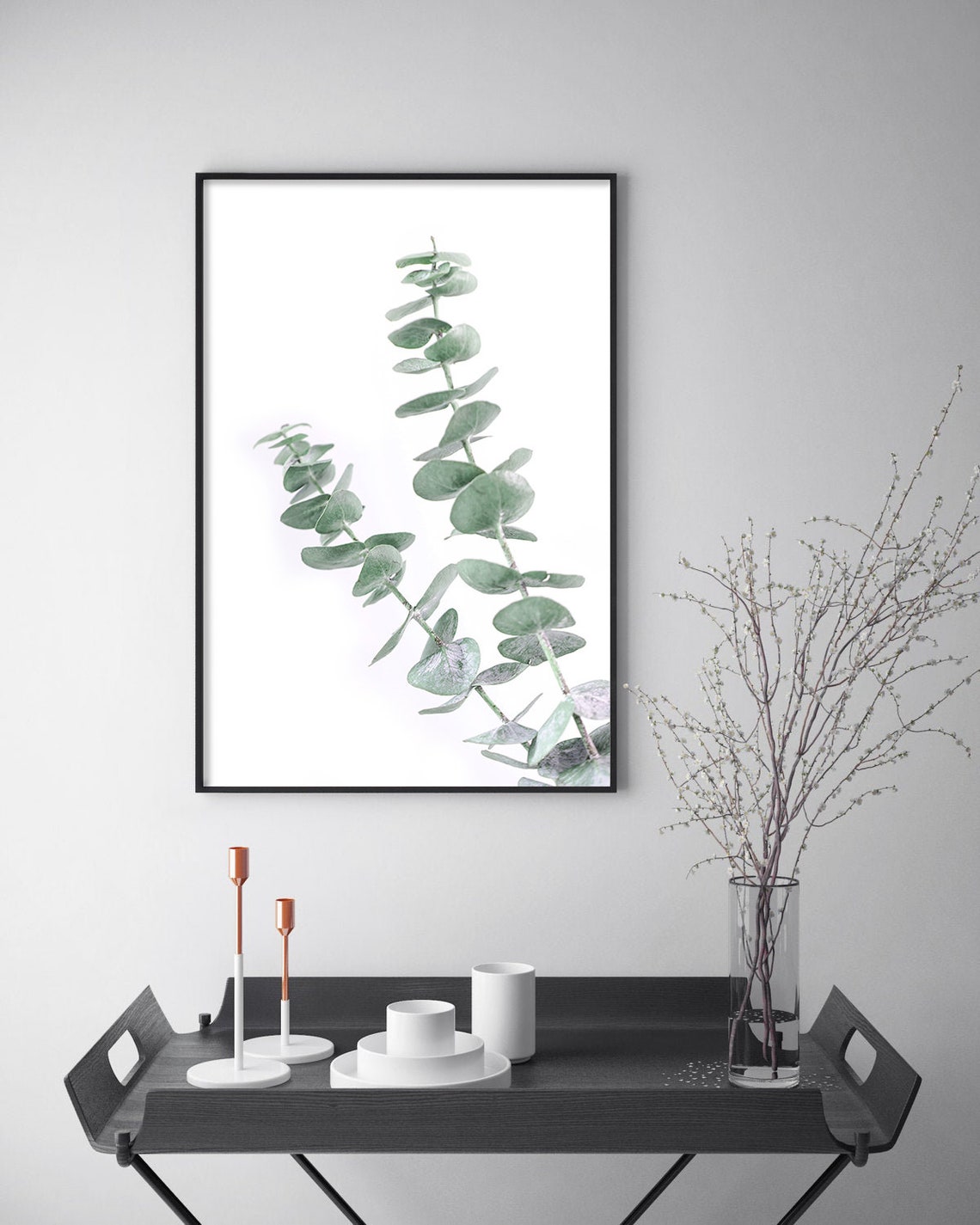 Eucalyptus Poster Eucalyptus Art Print Minimal Wall Art - Etsy