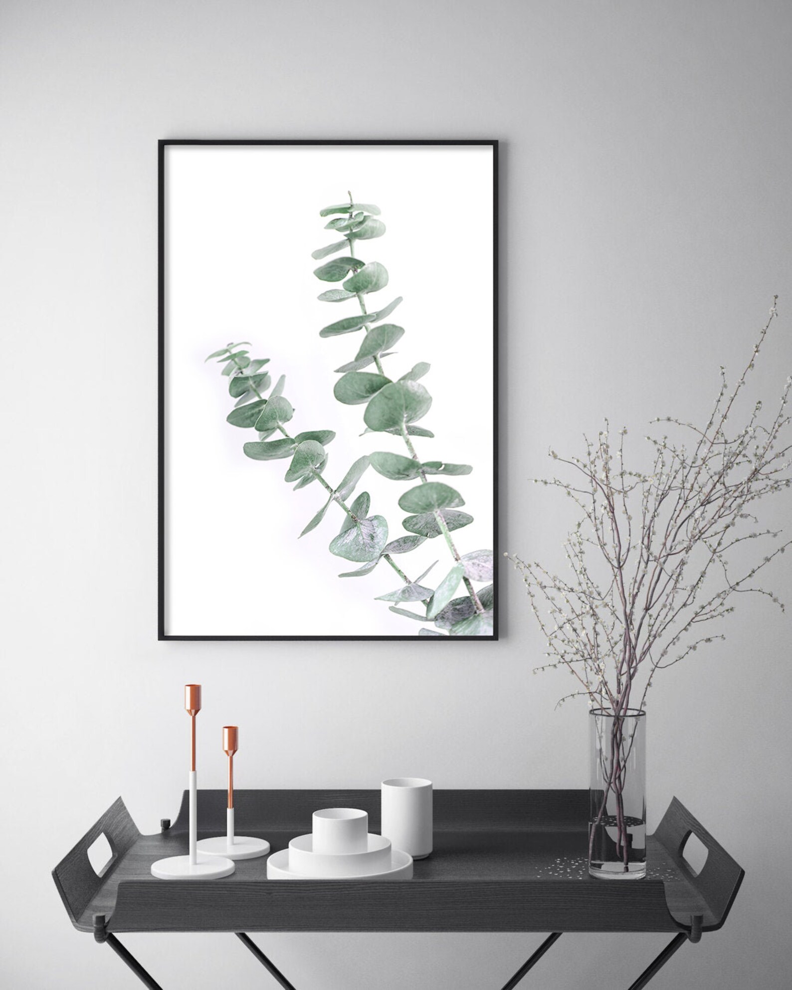 Eucalyptus Poster Eucalyptus Art Print Minimal Wall Art - Etsy
