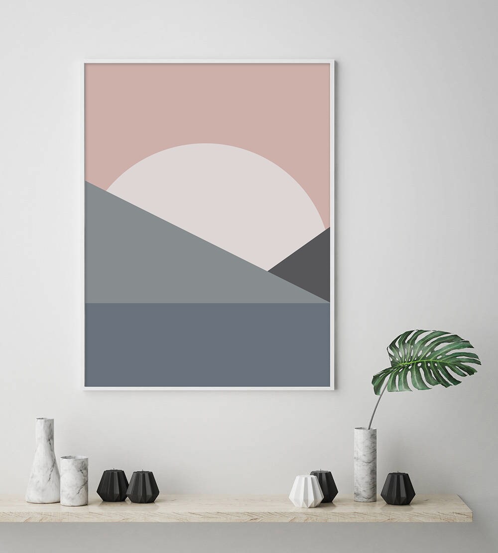 Geometric Abstract Art Mid-Century Modern Decor Printable | Etsy