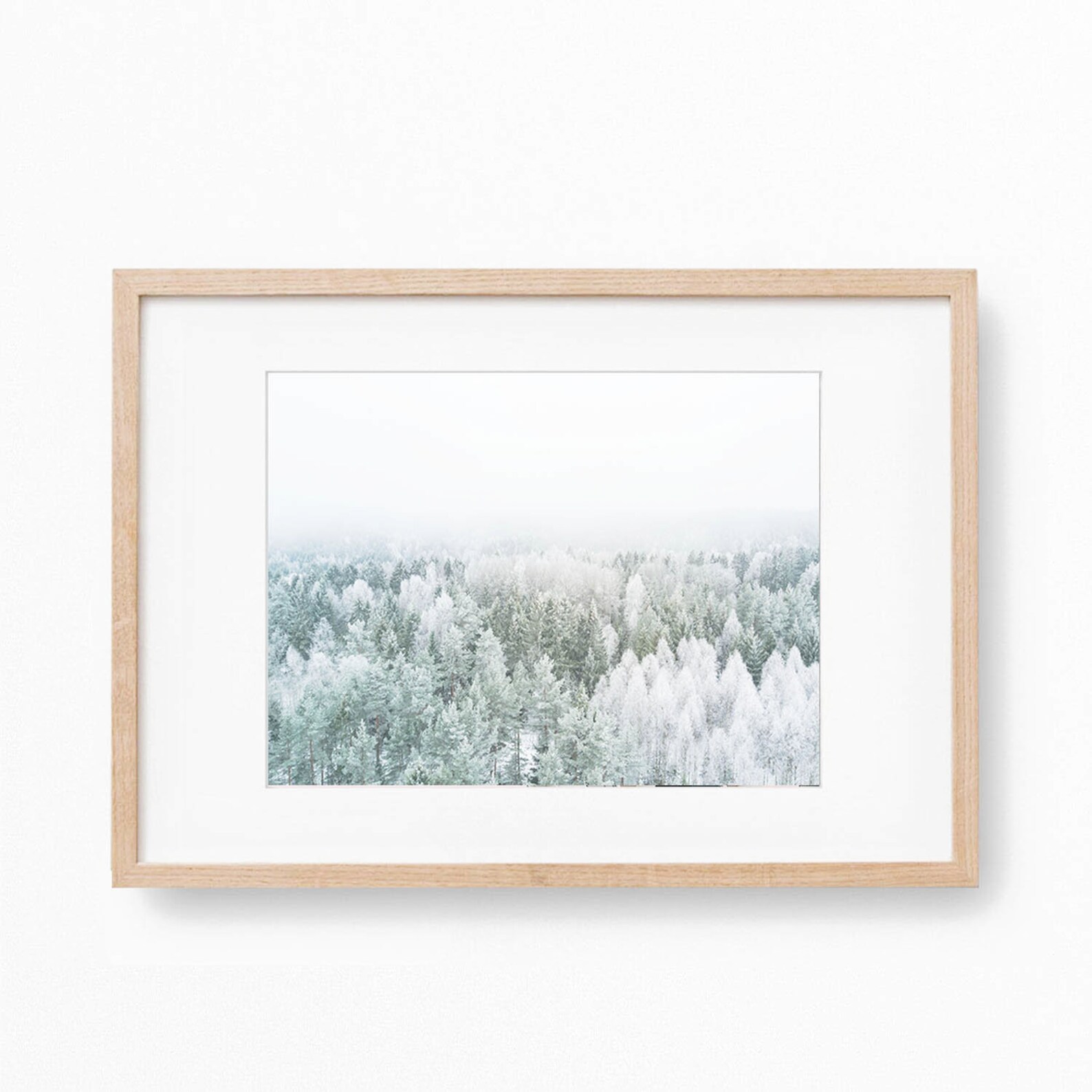 Forest Print Mint Green Wall Art Dining Room Decor Kitchen - Etsy