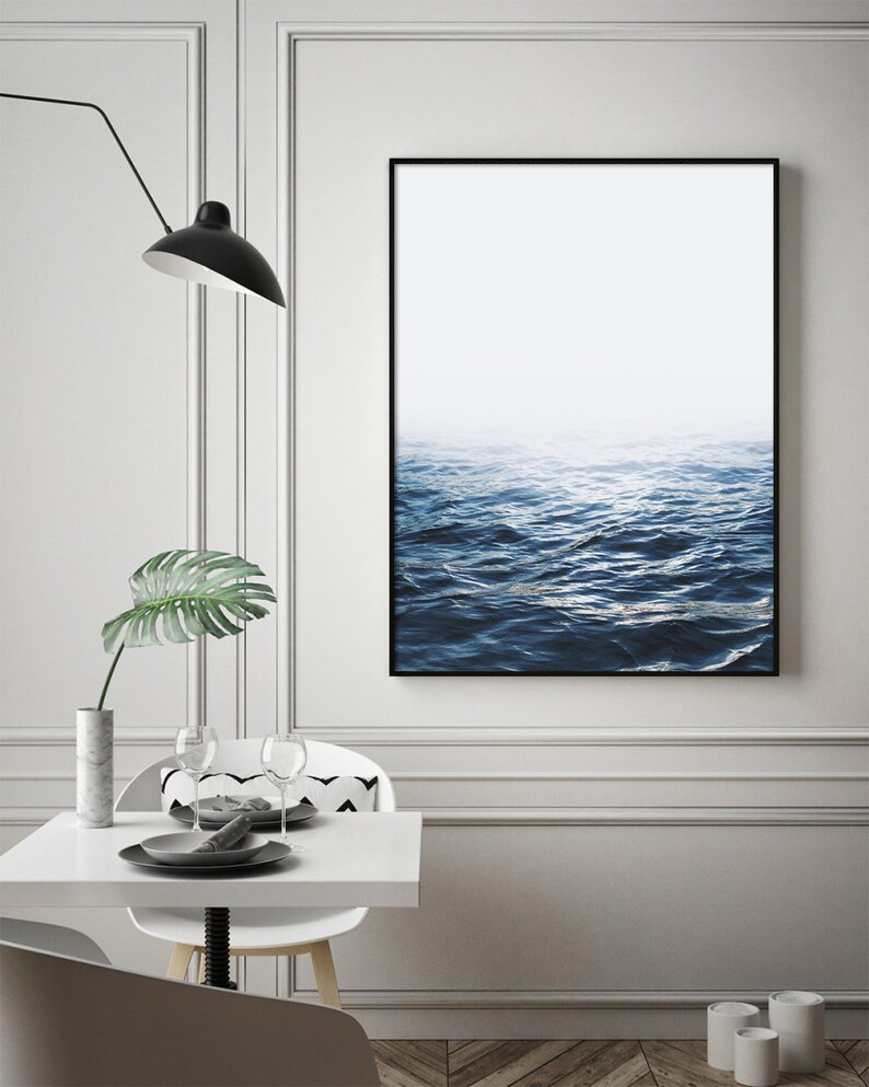 Ocean photography Ocean printOcean waves print Modern Wall | Etsy