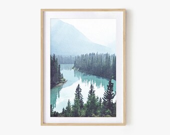 Lake Print Summer Print Floating in the Lake Summer Day - Etsy