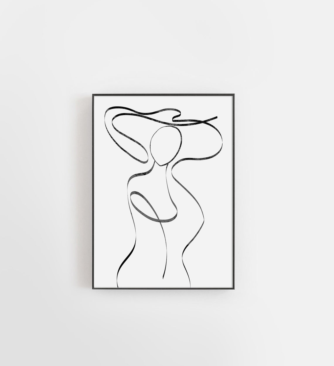 Drawing Art Line Art Print Modern Wall Art Abstract Wall | Etsy