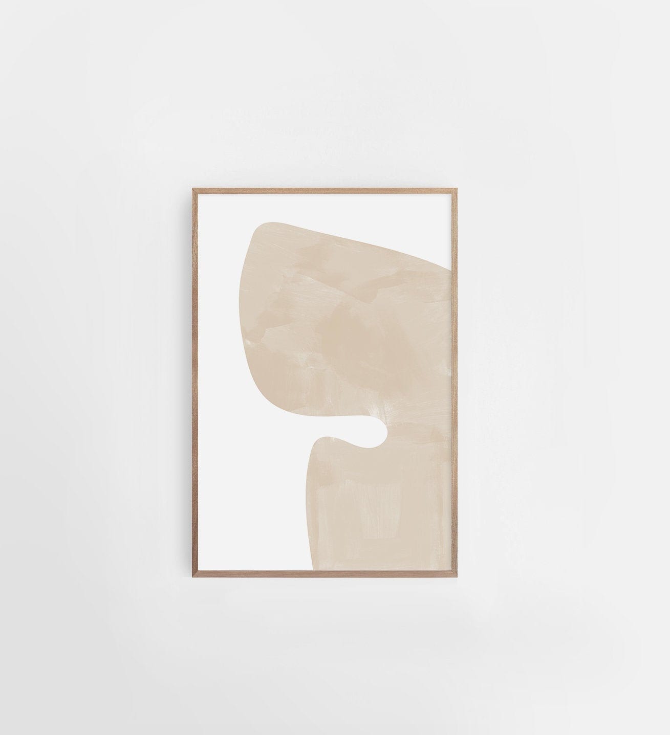 Geometric Abstract Art Beige Abstract Print Beige Painting | Etsy