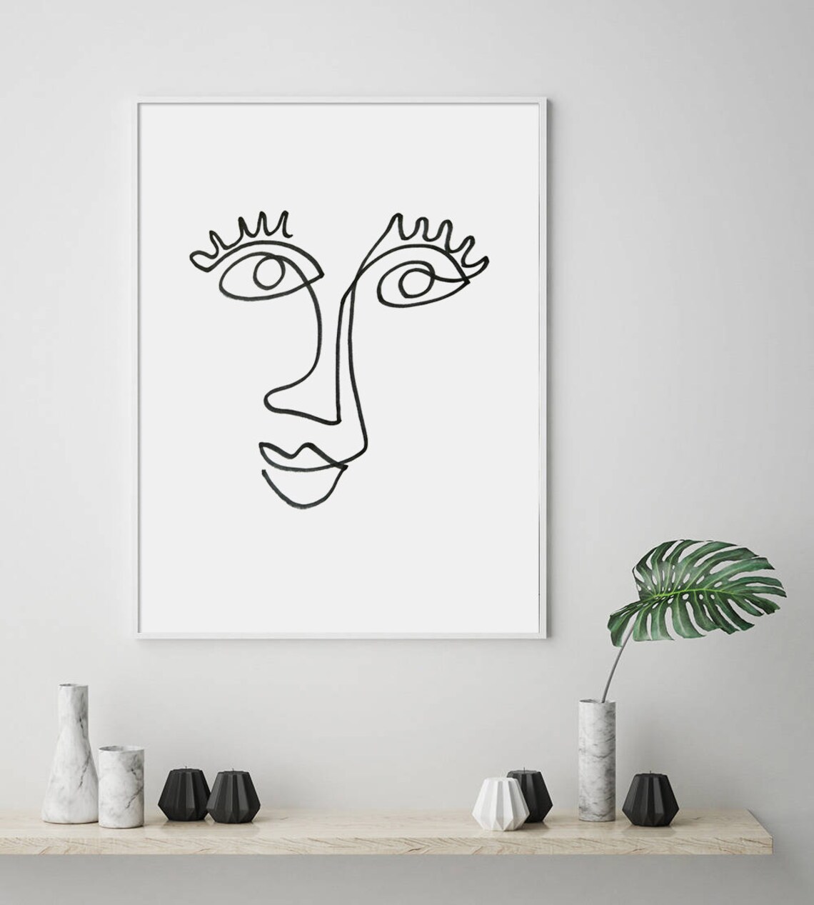 Line Art Line Drawing Modern Print Minimalist Print - Etsy