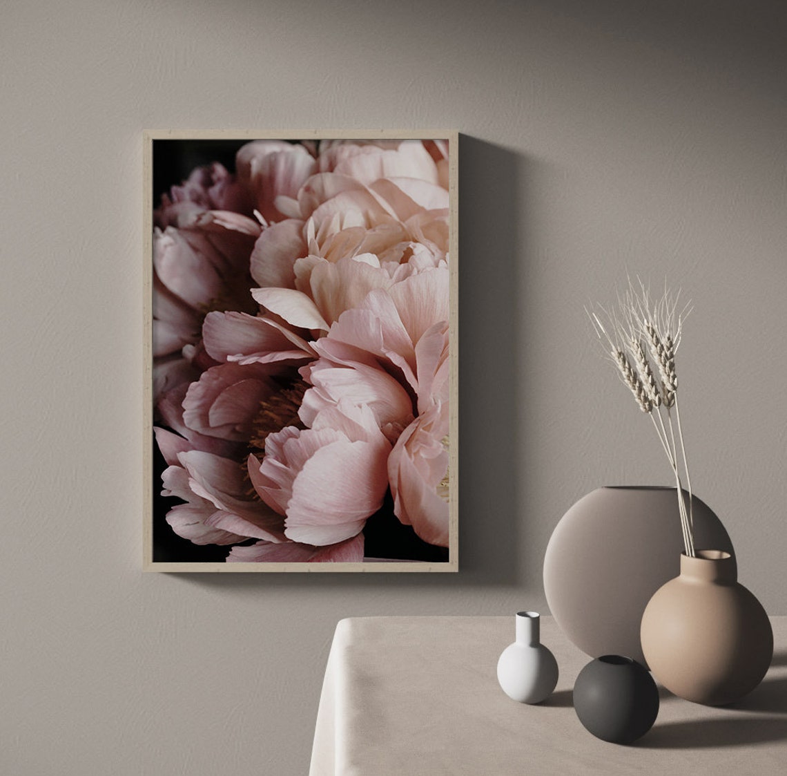 Pfingstrose Druck Pfingstrosen Poster druckbare Wandkunst | Etsy