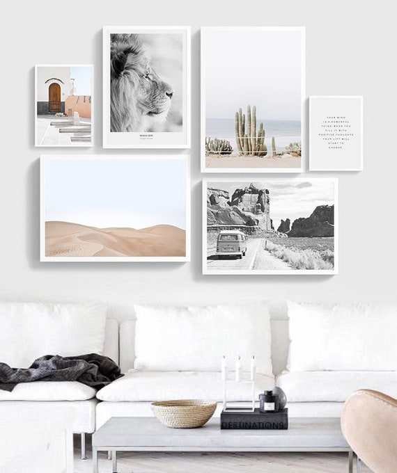 Dessert Wall Art Living Room Decor Set of 6 Wall Art Modern | Etsy