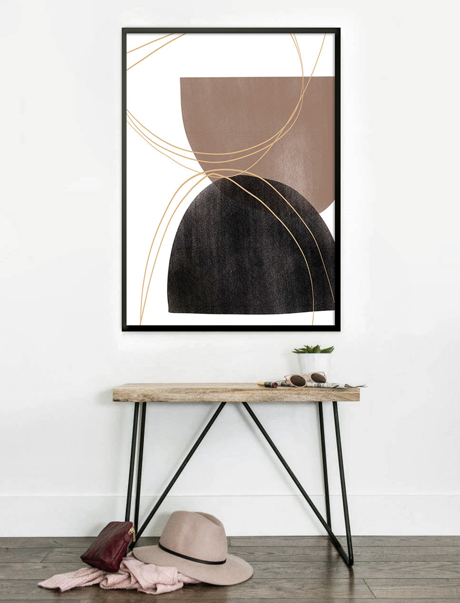 Abstract Geometric Print Geometric Printable Wall Art - Etsy