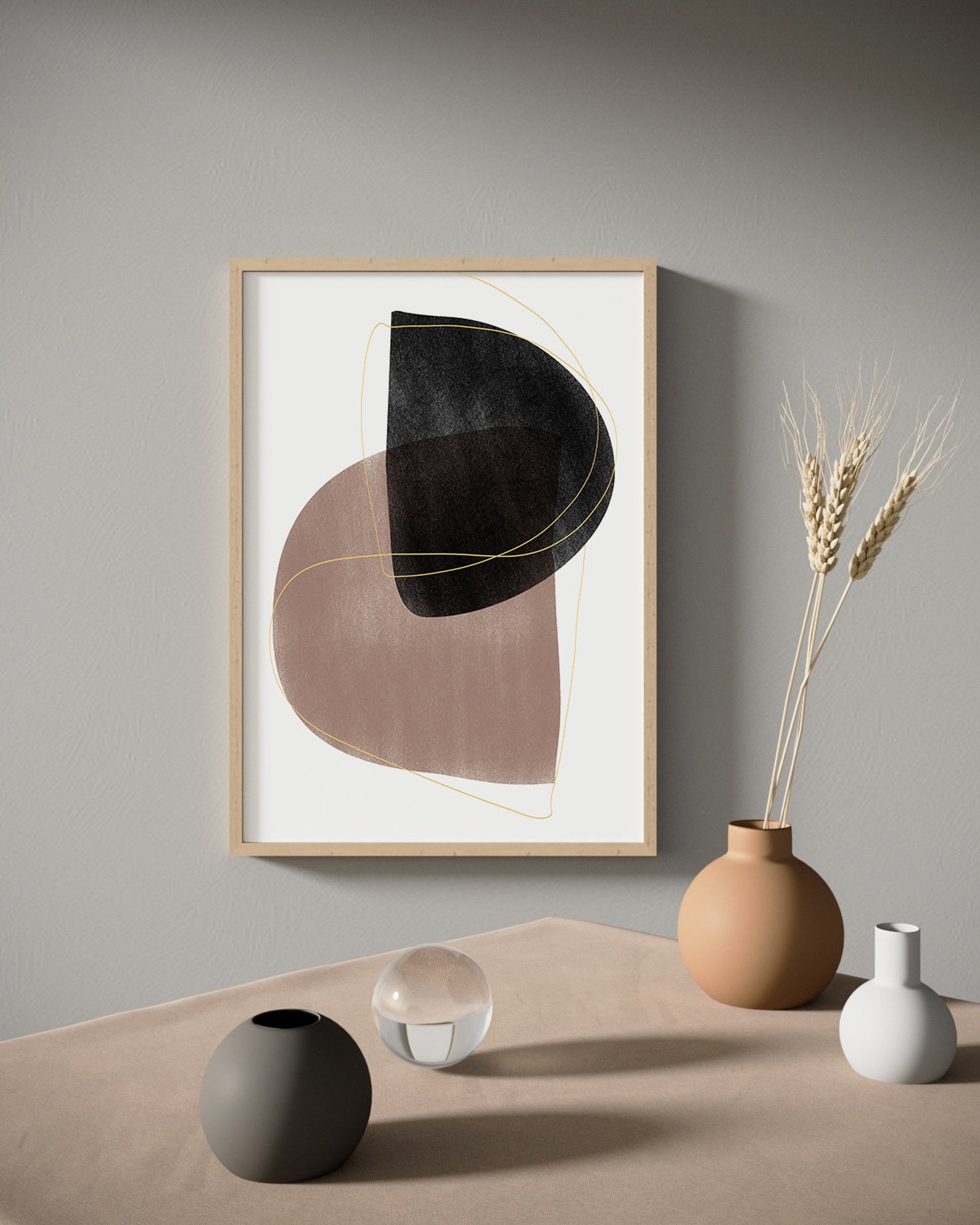 Geometric Printable Wall Art Digital Print Abstract - Etsy