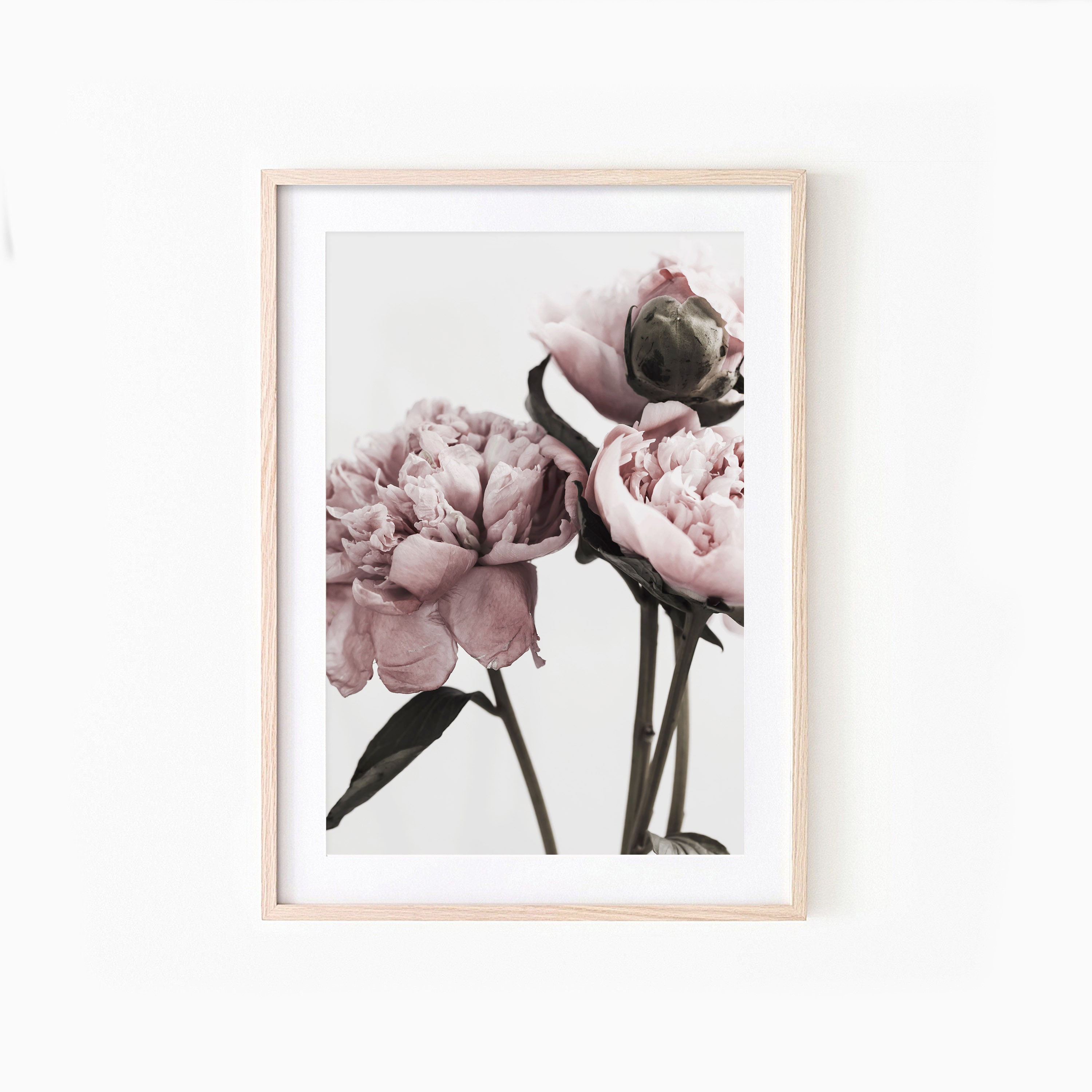 Blooming Floral Poster Peonies Poster Flower Poster | Etsy