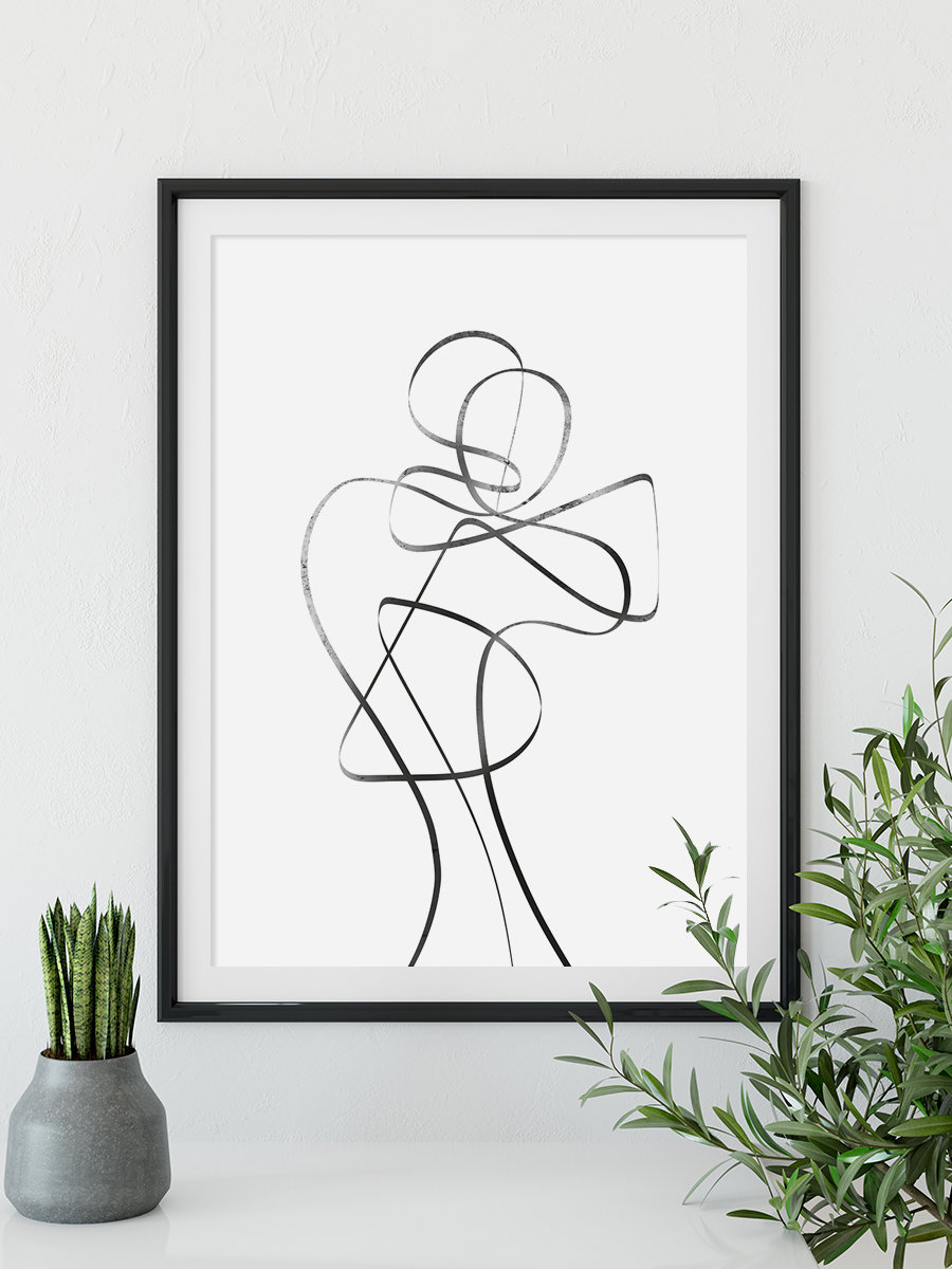 Abstract Line Art Print Abstract Wall Art Minimalist Poster - Etsy