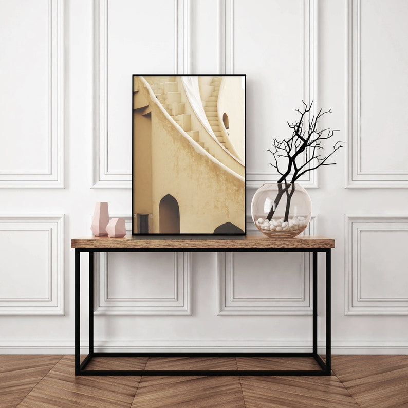 Beige Gallery Wall Art Set of 4 Beige Pink Wall Art Vintage - Etsy