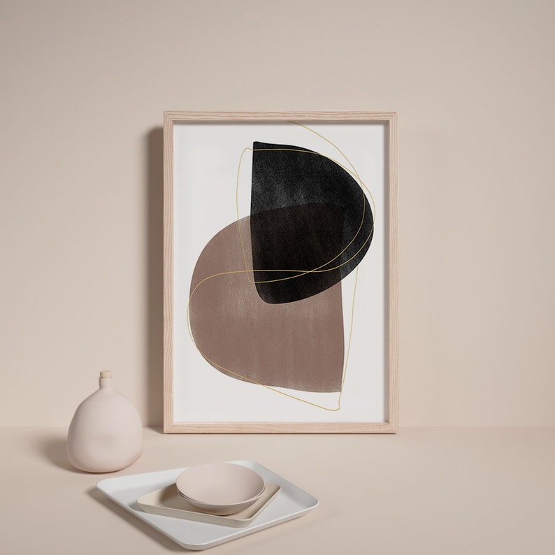 Geometric Printable Wall Art Digital Print Abstract - Etsy