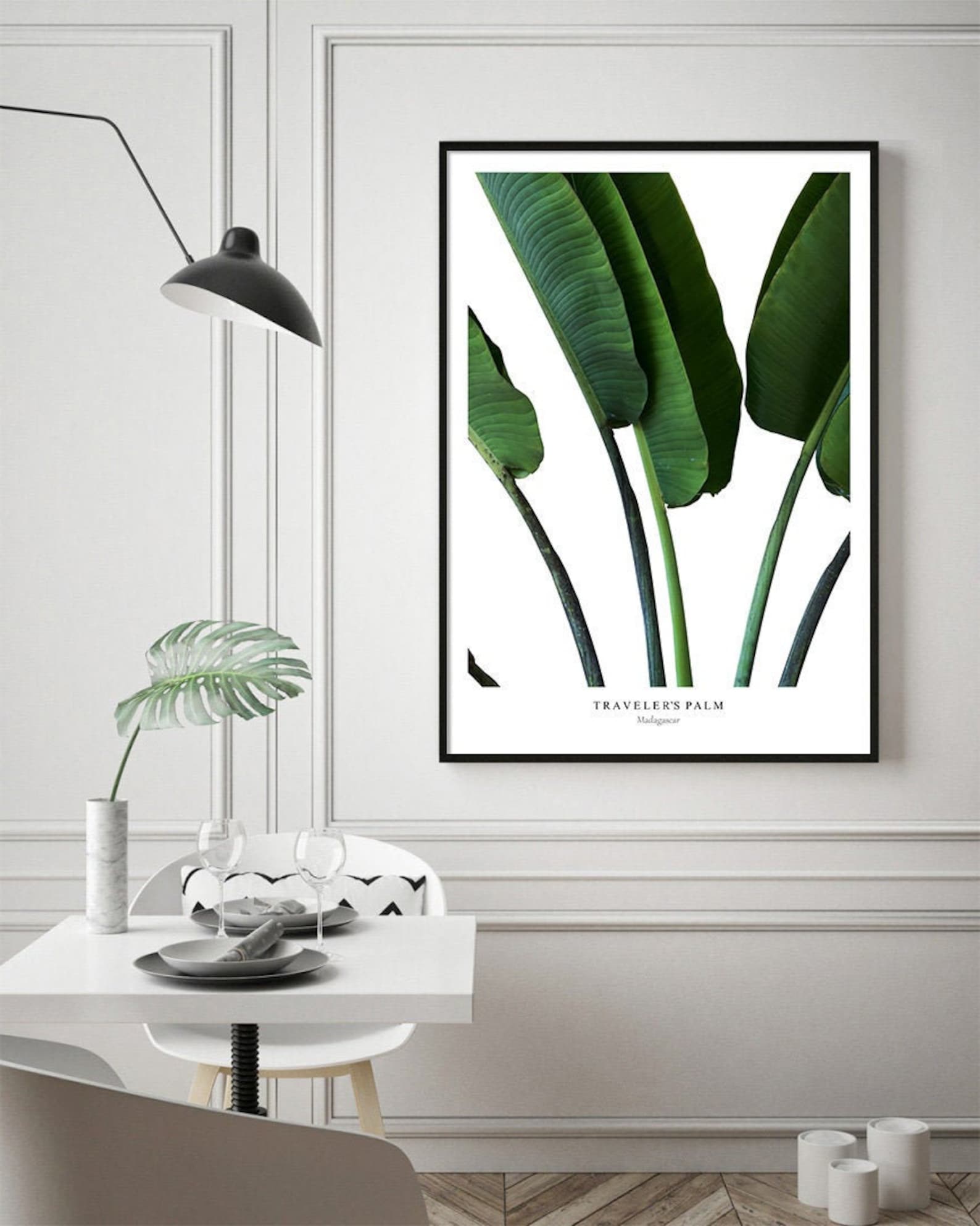 Banana Leaves Poster Banana Leaf Plant poster Leaves | Etsy