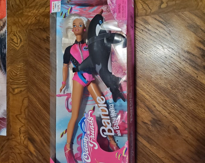 Ocean Friends Barbie and Keiko the Whale - Etsy