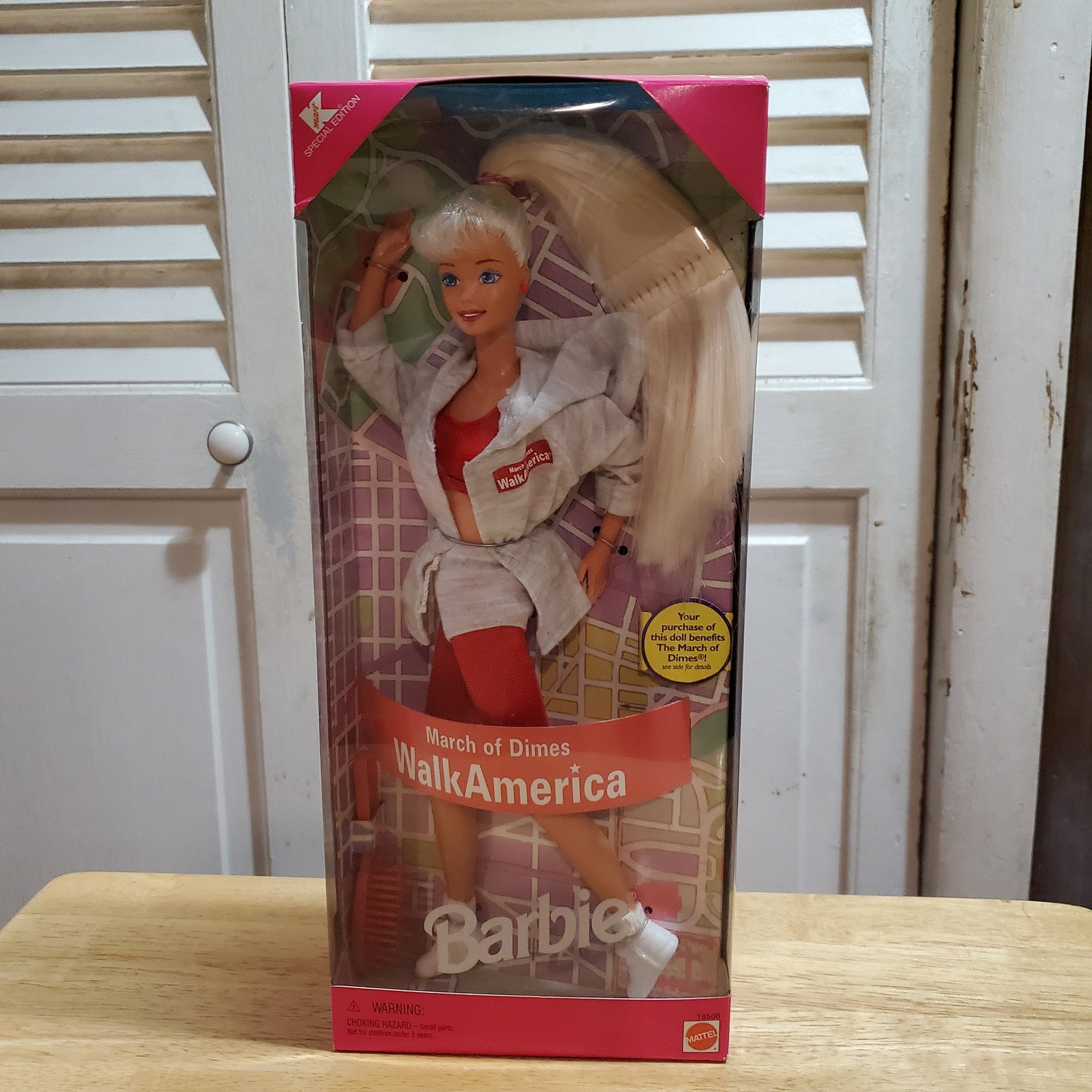 March of Dimes Walk America Barbie 1997 - Etsy