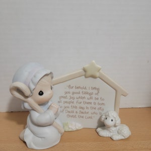 Precious Moments Christmas Shepherd Lamb 1994 - Etsy