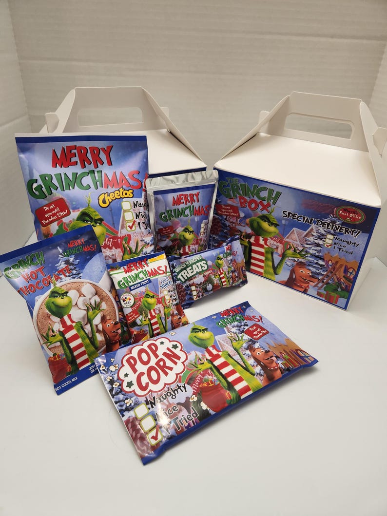 Grinch Mas Eve Box - Etsy