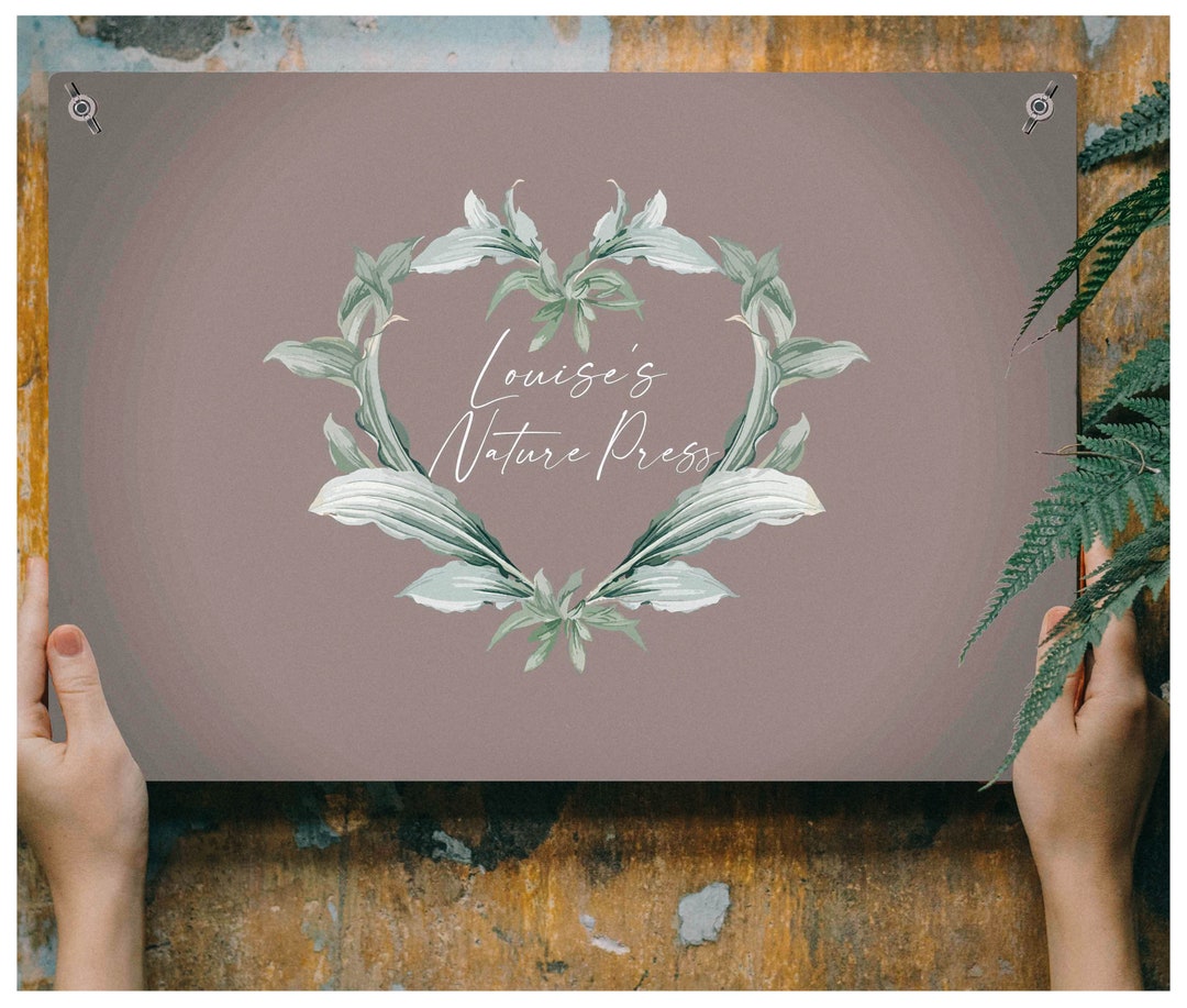 Herbarium Wooden Flower Press Kit, Personalized Autumn Craft Kit Gift ...