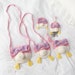 Crochet Cartoon Character Shoulder Bag Purse Keychain Mini Bags Set of ...