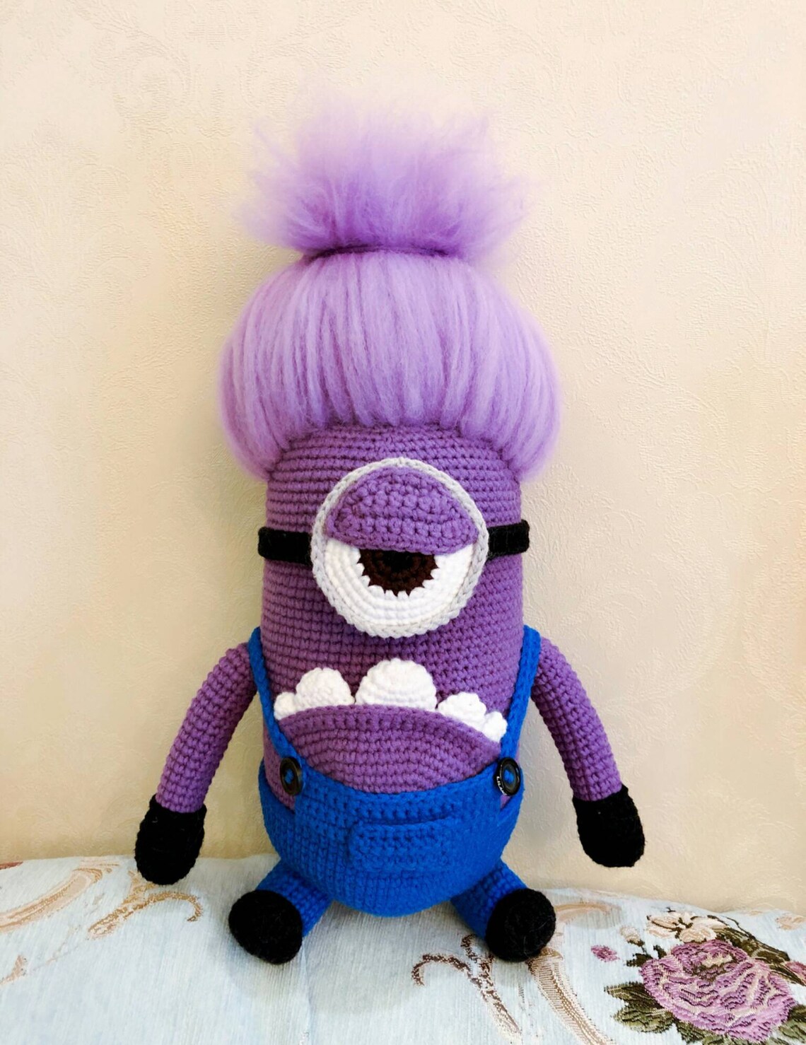Purple Minion Monster Minions Toy Crochet Monster Amigurumi - Etsy Canada