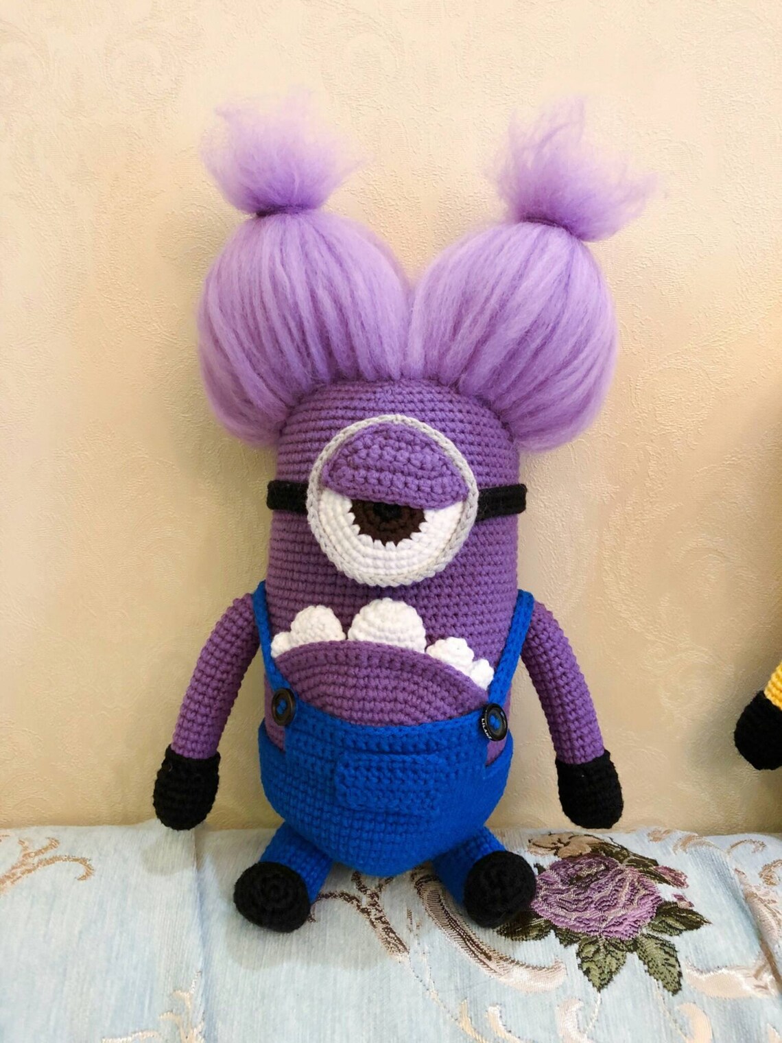 Purple Minion Monster Minions Toy Crochet Monster Amigurumi | Etsy