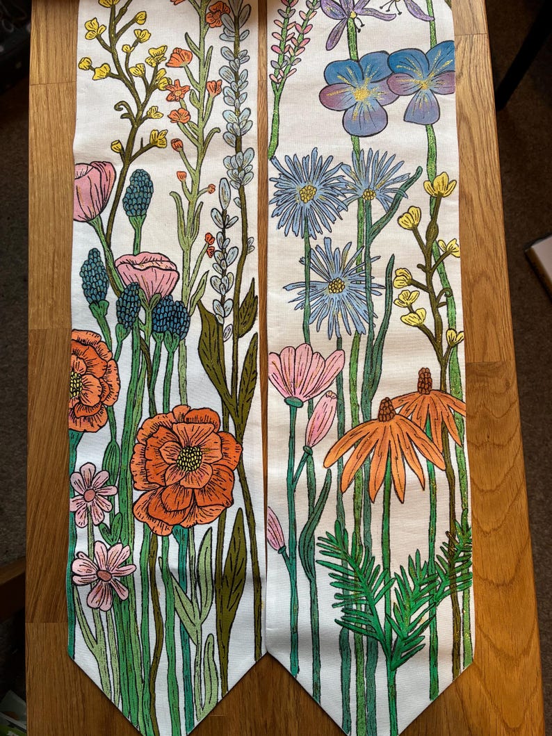 Hand Painted Bespoke Clerical Stole, Ordination Gift - Etsy