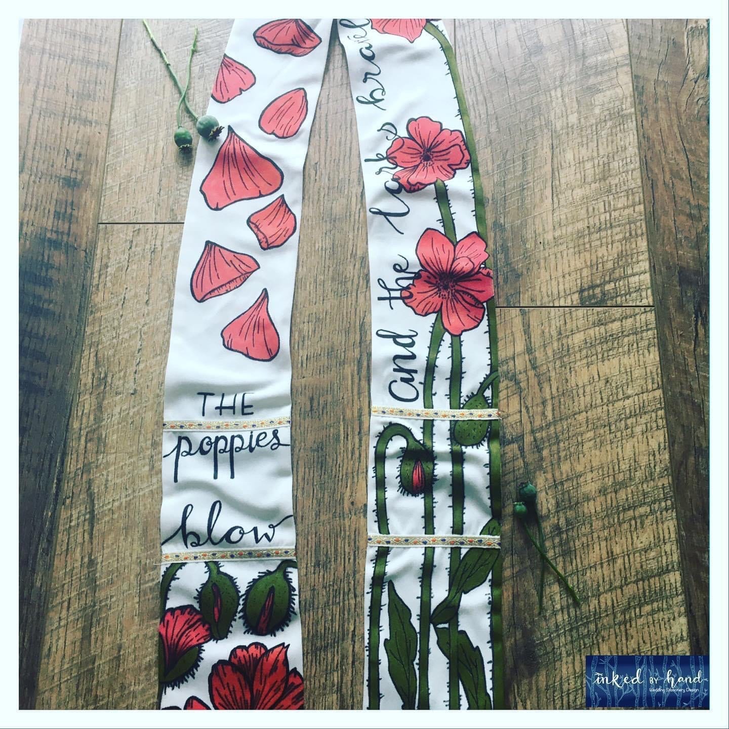 Hand Painted Bespoke Clerical Stole, Ordination Gift - Etsy
