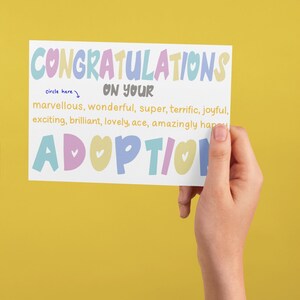 Congratulations on Your Adoption/ Adoption Card / Forever Family ...