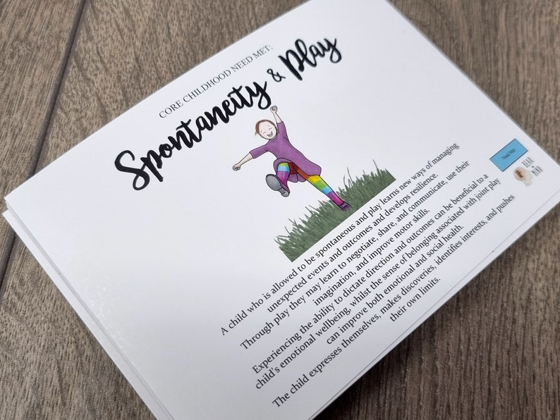 Core Childhood Needs Cards // Bear in Mind Cards Schema - Etsy UK