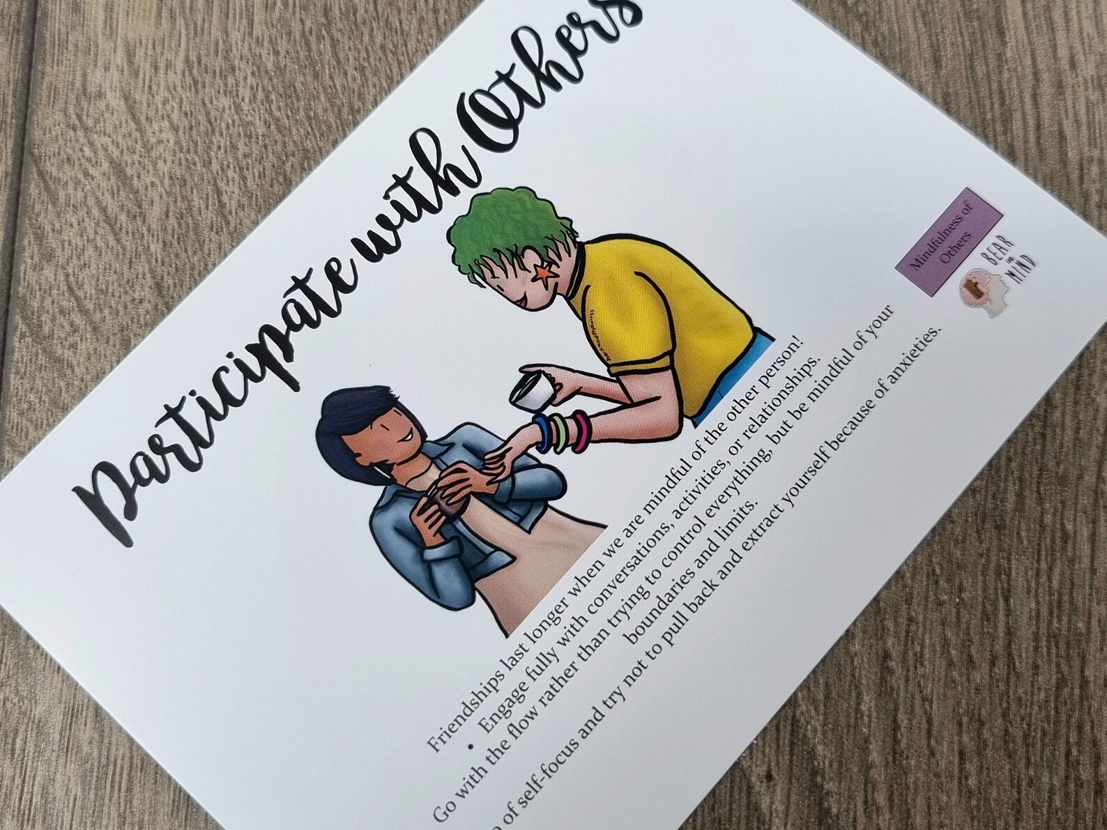 Interpersonal Effectiveness DBT Skill Cards // Bear in Mind Cards, Self ...