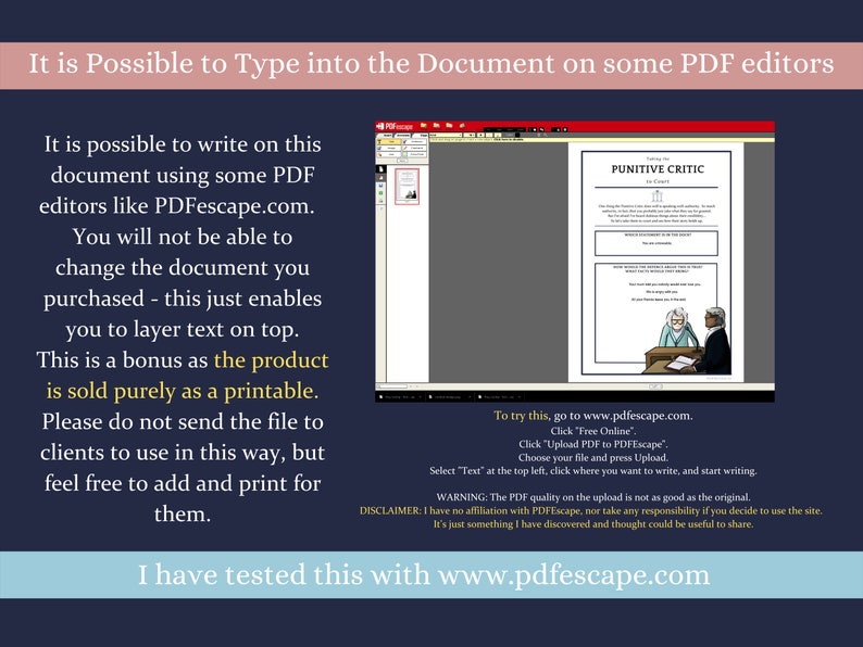 Schema Therapy Punitive Critic Thought Challenging Worksheet // Bear in ...