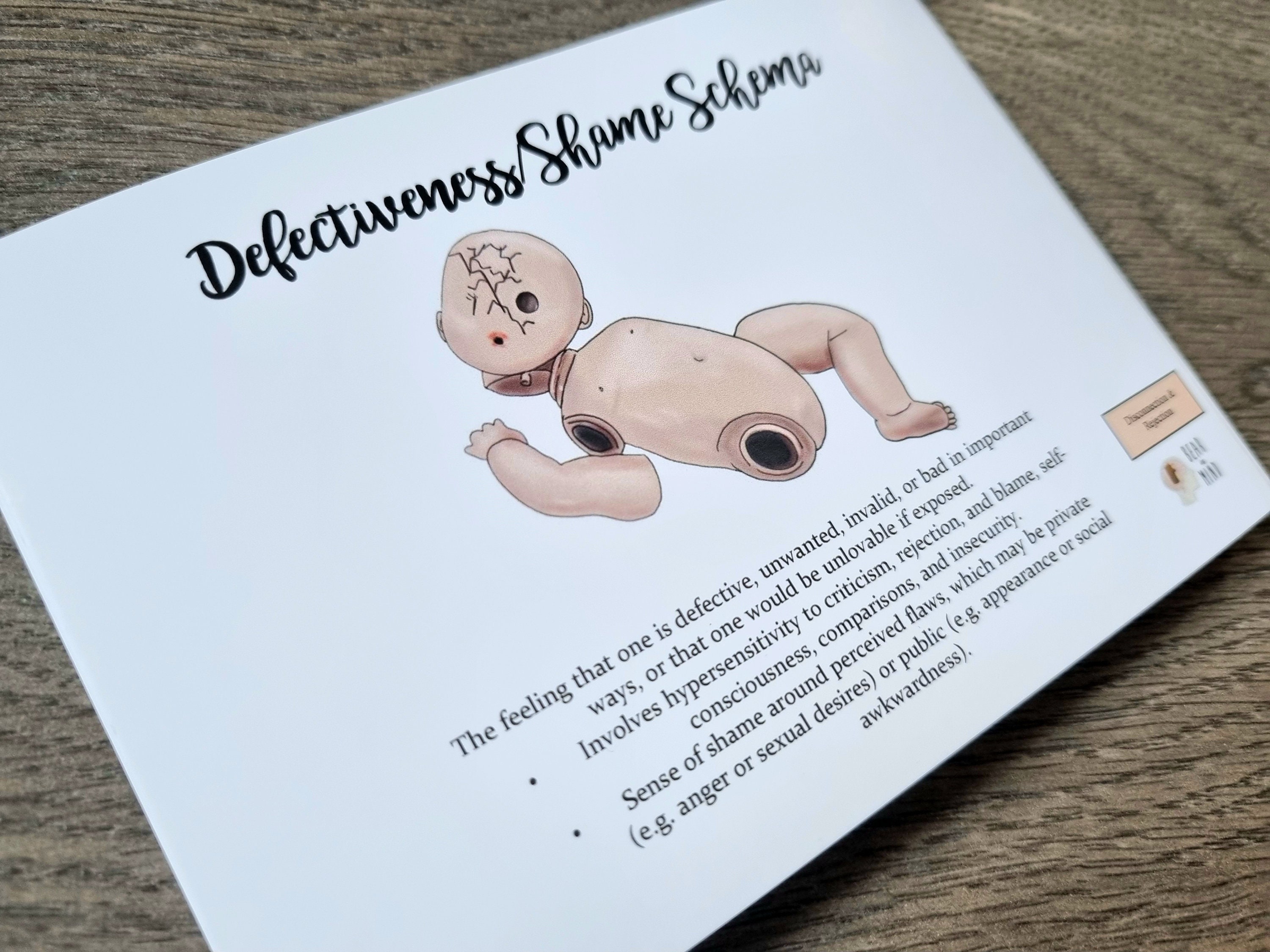 Schema Cards // Bear in Mind Cards, Schema Therapy, Psychologist Gift ...