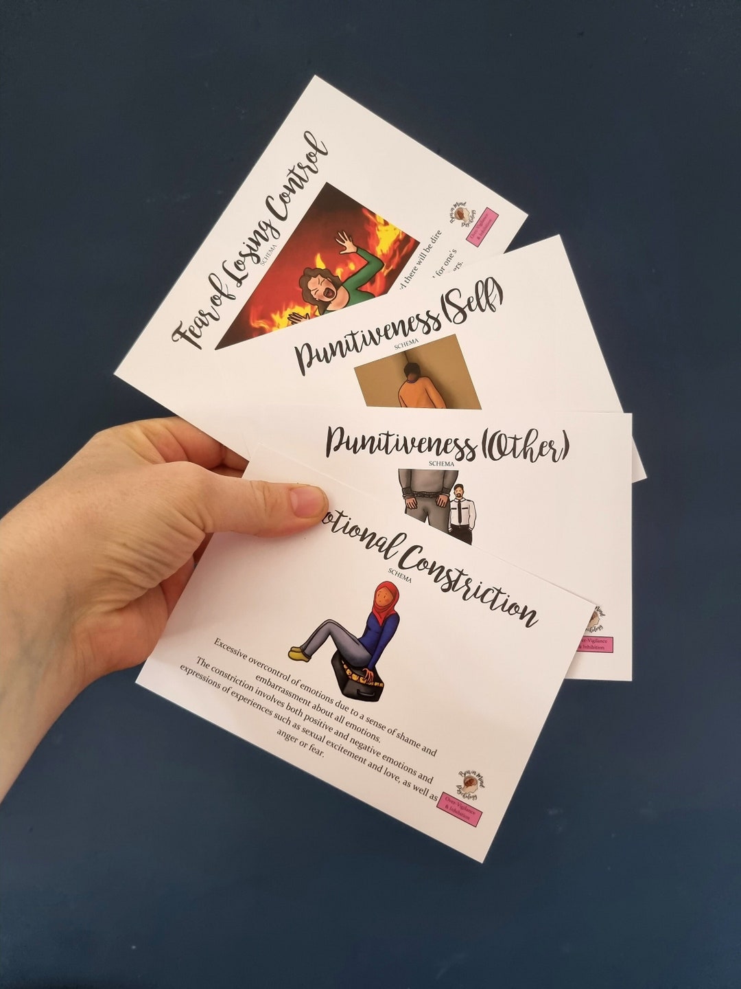 Add-on Schemas// Bear in Mind Cards, Schema Therapy, Psychologist Gift ...