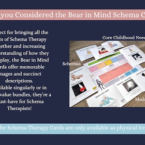 Schema Therapy Formulation Aid // Bear in Mind Schema, Modes, Core ...