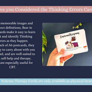 Challenging Thinking Errors Worksheet // Bear in Mind Thinking Errors ...