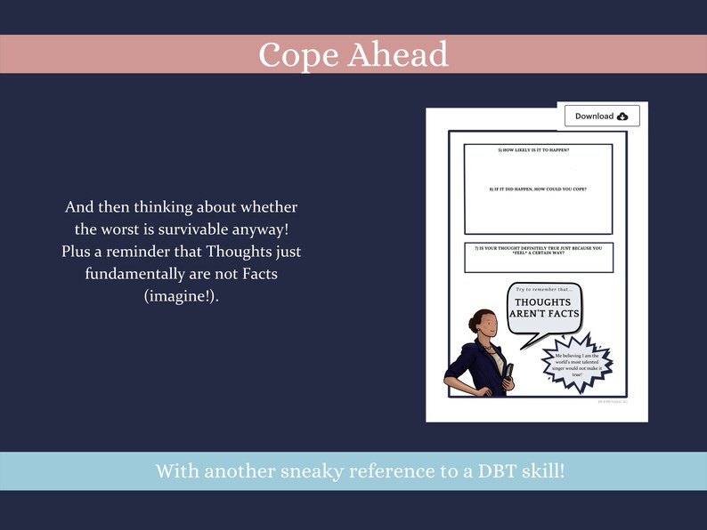 Challenging Thinking Errors Worksheet // Bear in Mind Thinking - Etsy ...