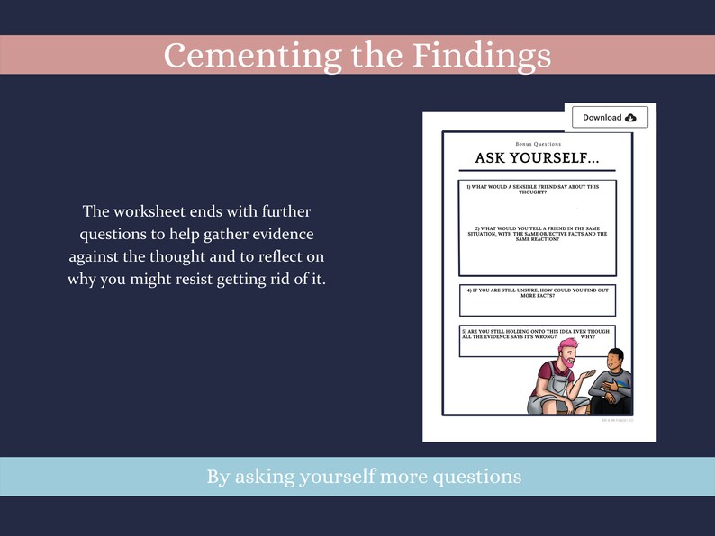 Challenging Thinking Errors Worksheet // Bear in Mind Thinking Errors ...