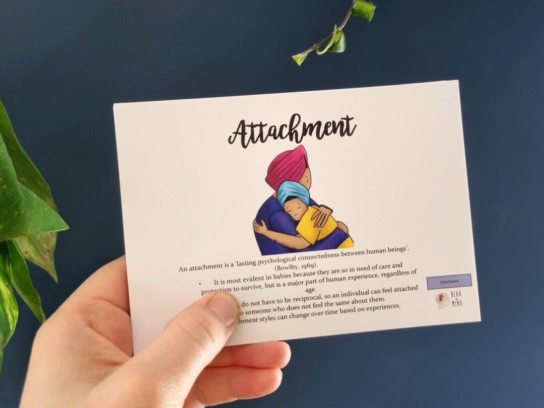 Attachment Cards // Psychology Student Gift, Teacher Gift, Therapist ...