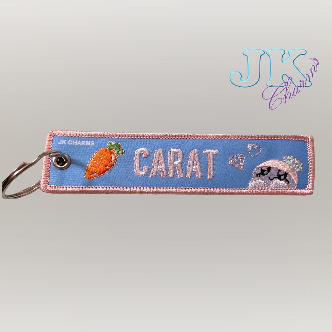 Seventeen Carat Bongbong Embroidery Tag Keychains - Etsy